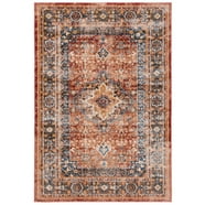SAFAVIEH Classic Vintage Adelaide Abstract Area Rug, Rust/Brown, 4' x 6 ...