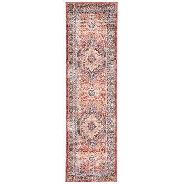SAFAVIEH Classic Vintage Adelaide Abstract Area Rug, Rust/Brown, 4' x 6 ...