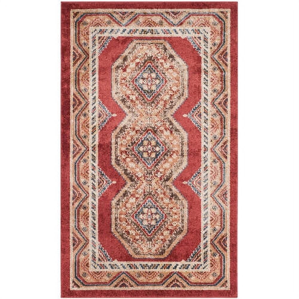 SAFAVIEH Bijar Lara Traditional Runner Rug, Red/Rust, 2'3" x 8 ...
