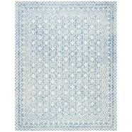 SAFAVIEH Large Living Room Indoor Kilim Jasmine Checkered Wool Area Rug ...