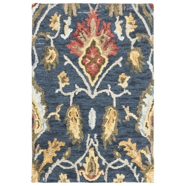 SAFAVIEH Classic Collection CL359A Handmade Navy/Red Rug - Walmart.com