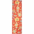 SAFAVIEH Blossom Mindy Floral Flowers Wool Runner Rug, Rust/Multi, 2'3 ...