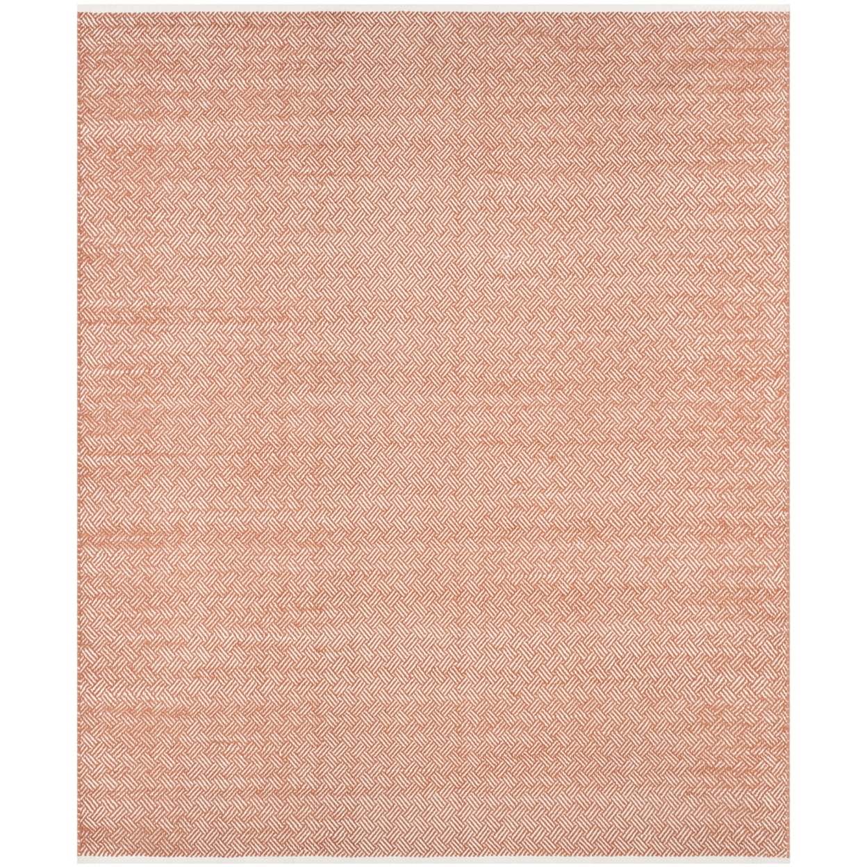 SAFAVIEH Boston Donnchad Geometric Cotton Area Rug, Orange, 8' x 10 ...
