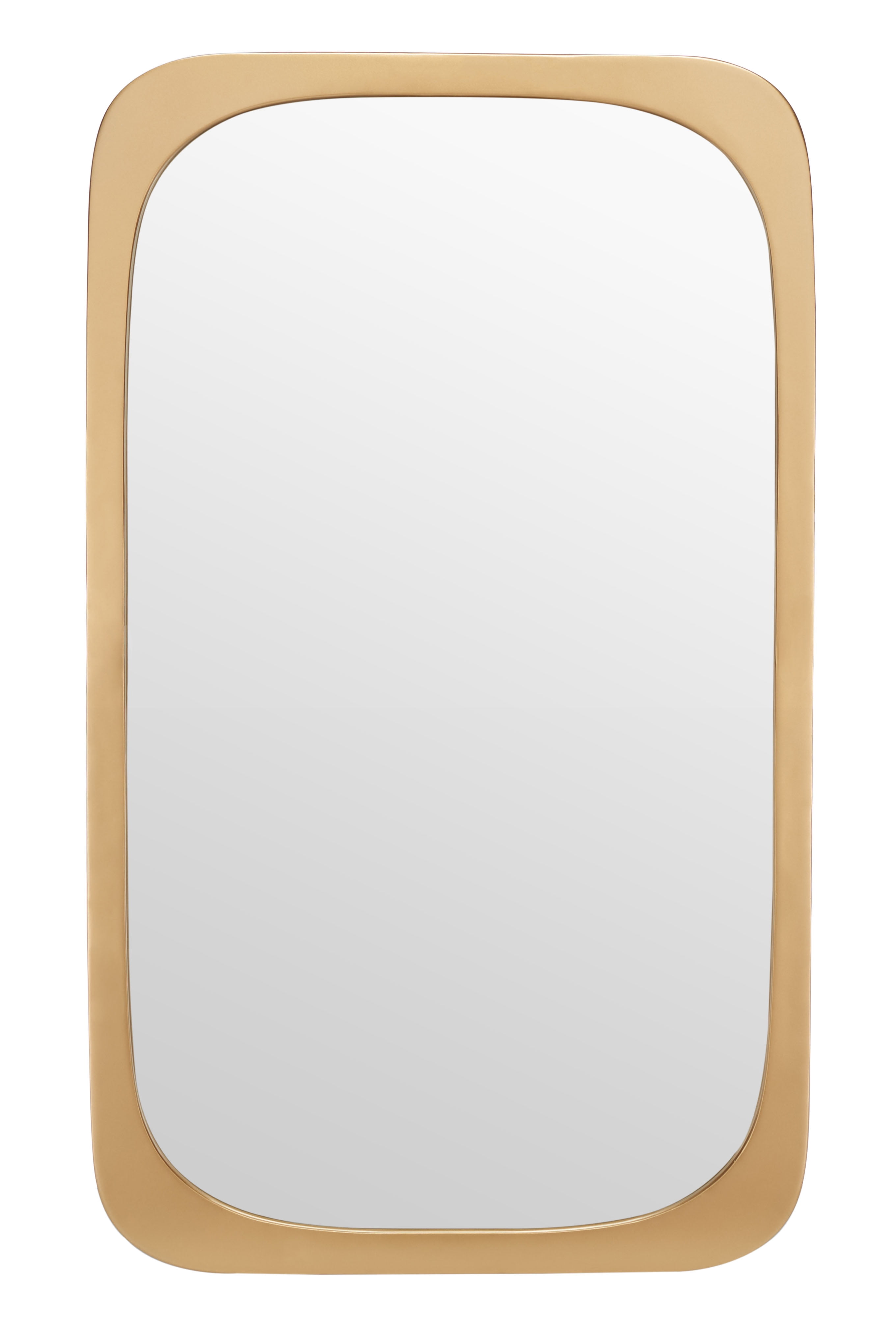 SAFAVIEH Bramwell Mrror 21 in. x 36 in. Solid Frame Mirror, Gold ...