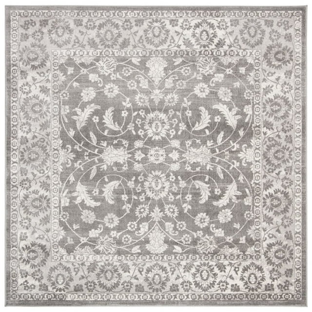 SAFAVIEH Brentwood Shannen Traditional Area Rug, 3' x 3' Square, Cream ...