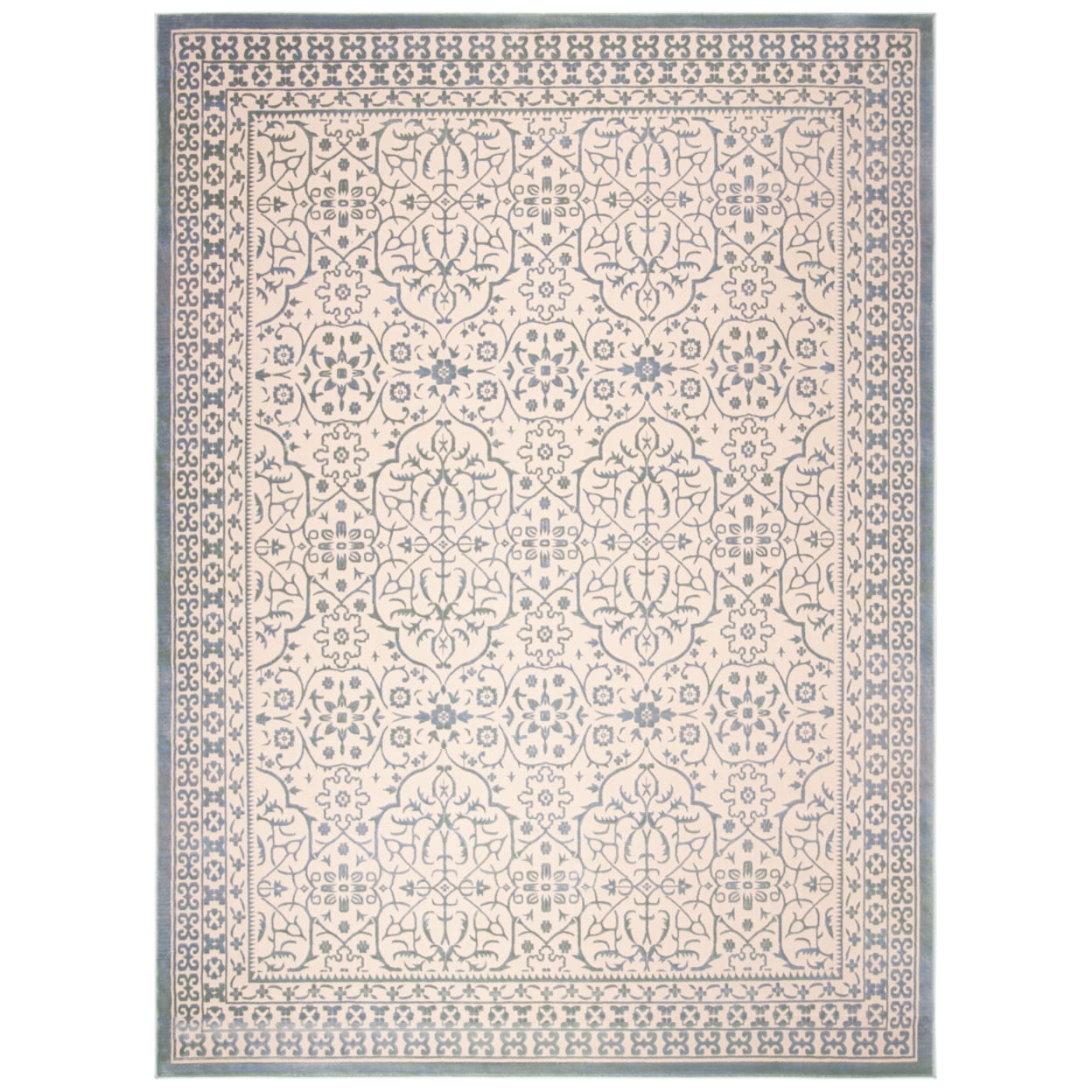 SAFAVIEH Brilliance Collection BRL508A Cream / Sage Rug - Walmart.com
