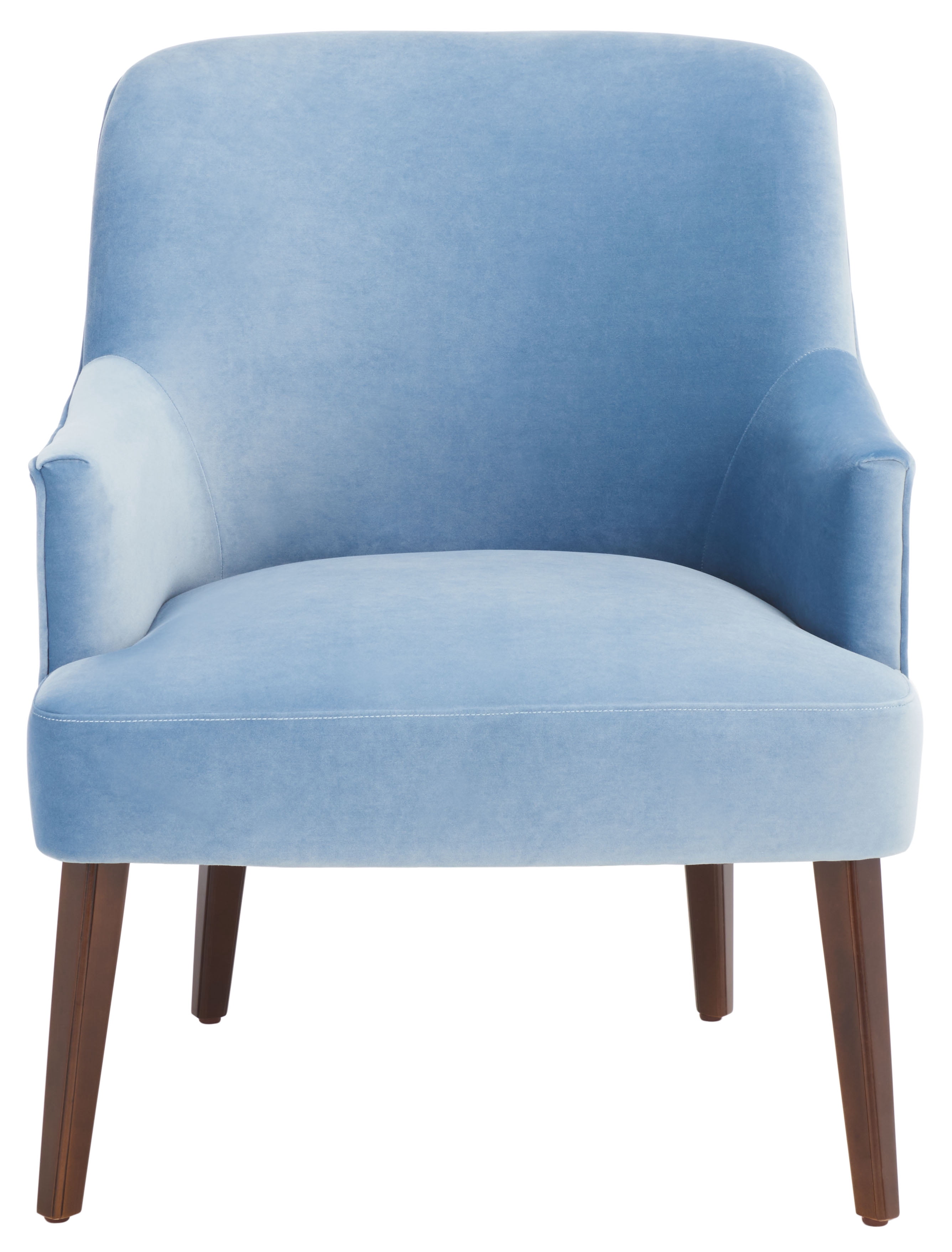 SAFAVIEH Briony Modern Style Upholstered Accent Chairs, Light Blue ...