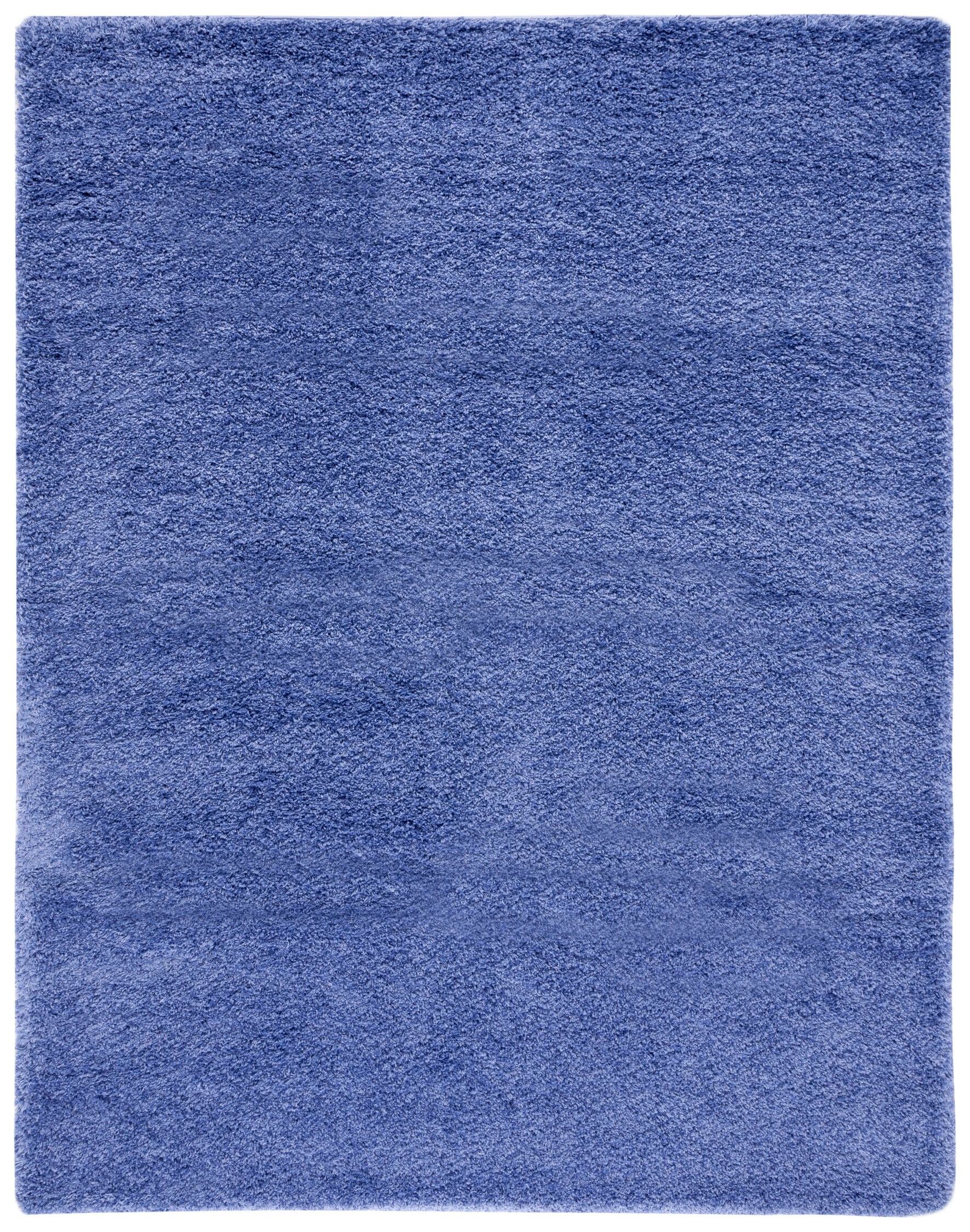 SAFAVIEH California Solid Plush Shag Area Rug, Periwinkle, 6'7" x 9'6 ...