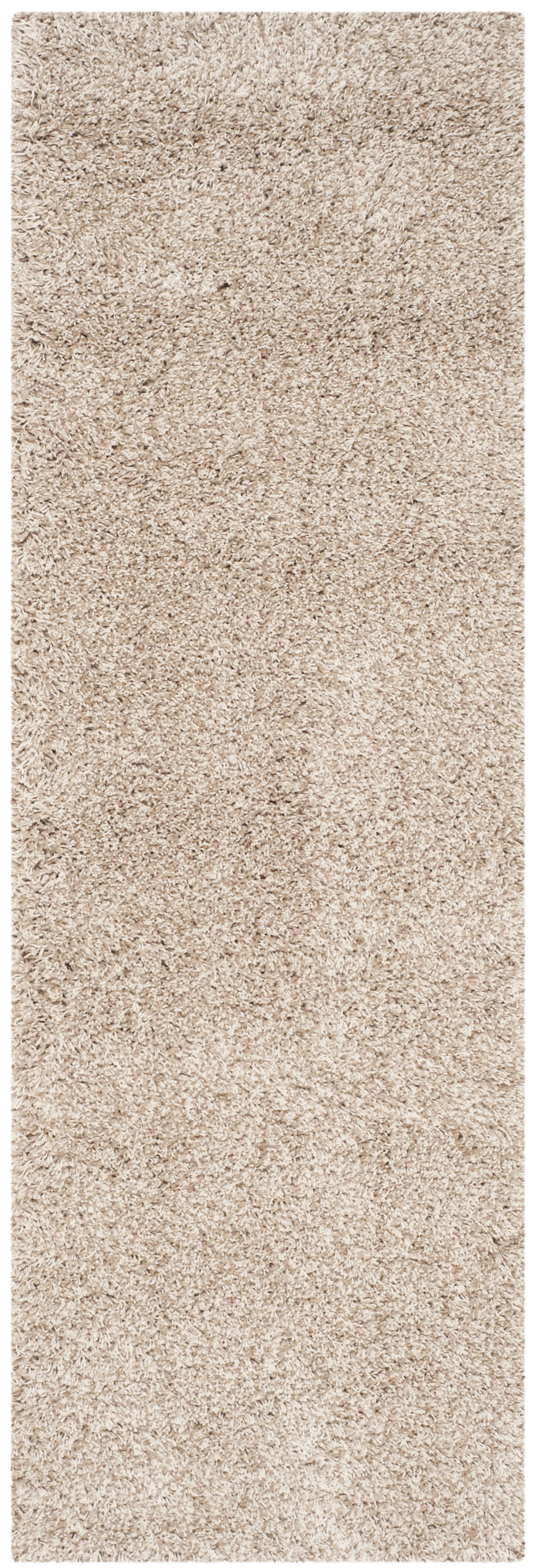 Free Shipping! SAFAVIEH California Solid Plush Shag Runner Rug, Beige ...