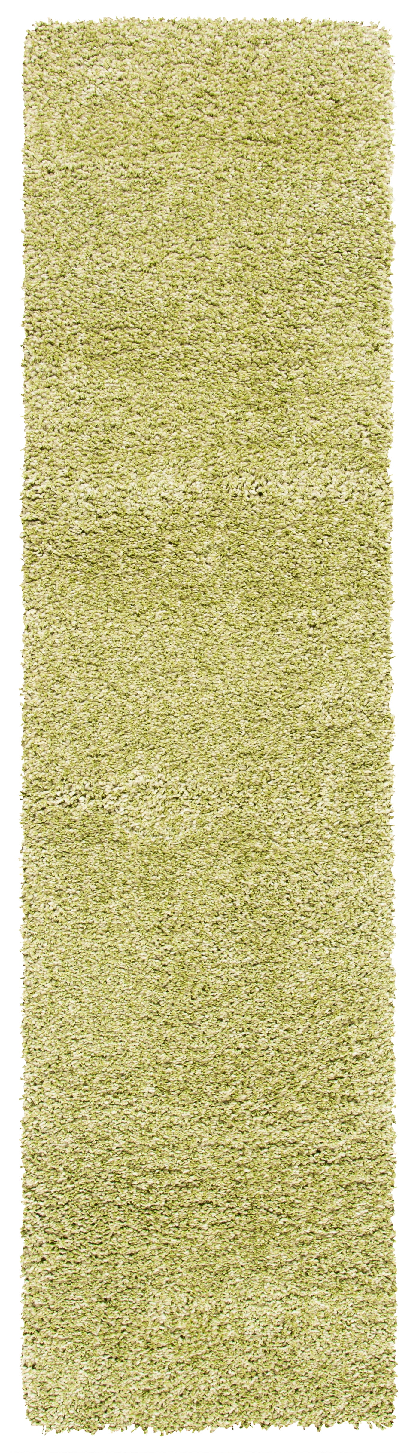 SAFAVIEH California Plush Solid Shag Runner Rug, Green, 2'3" x 19 ...