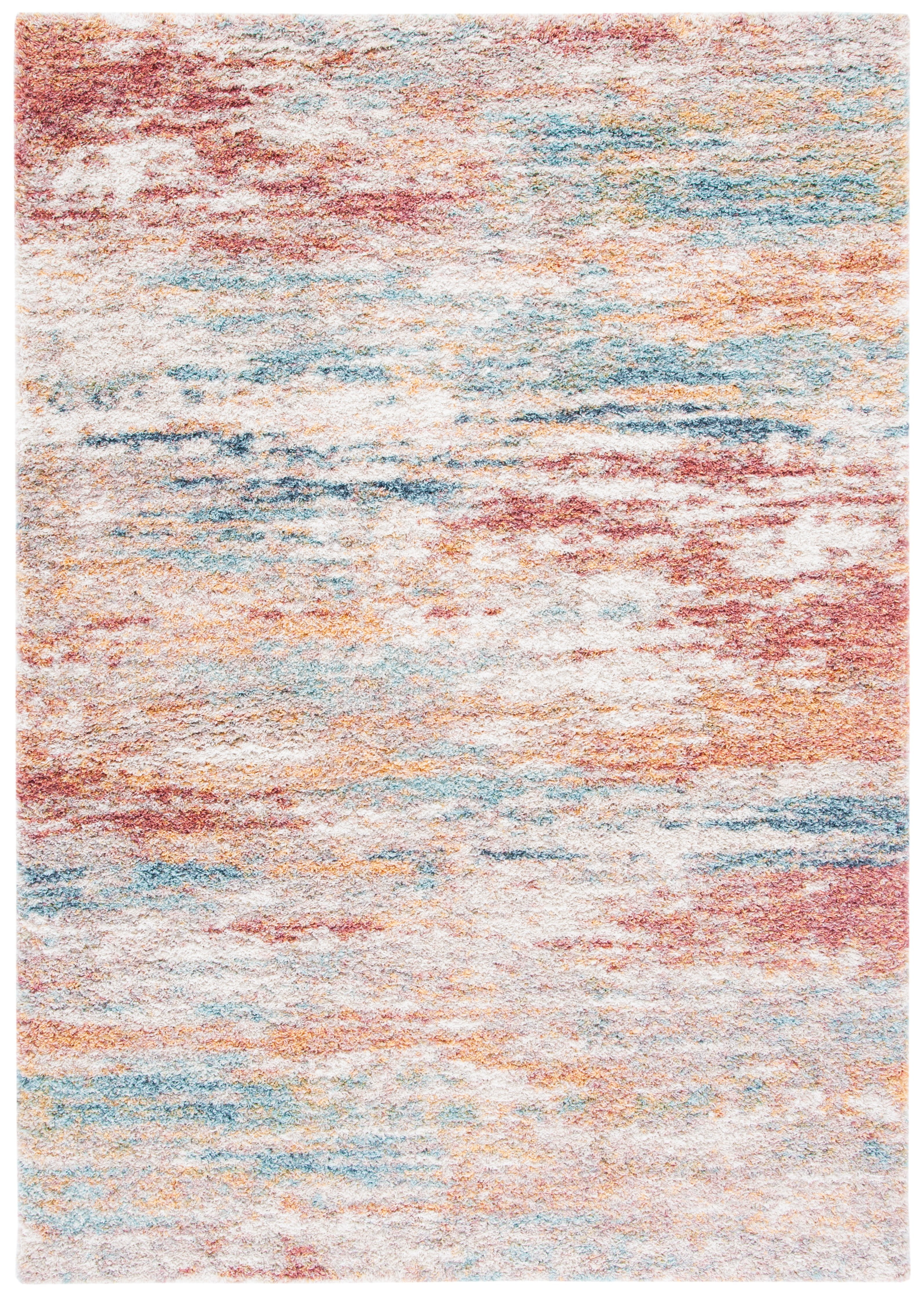 SAFAVIEH Calista Igor Abstract Area Rug, Beige/Aqua, 9' x 12' - Walmart.com