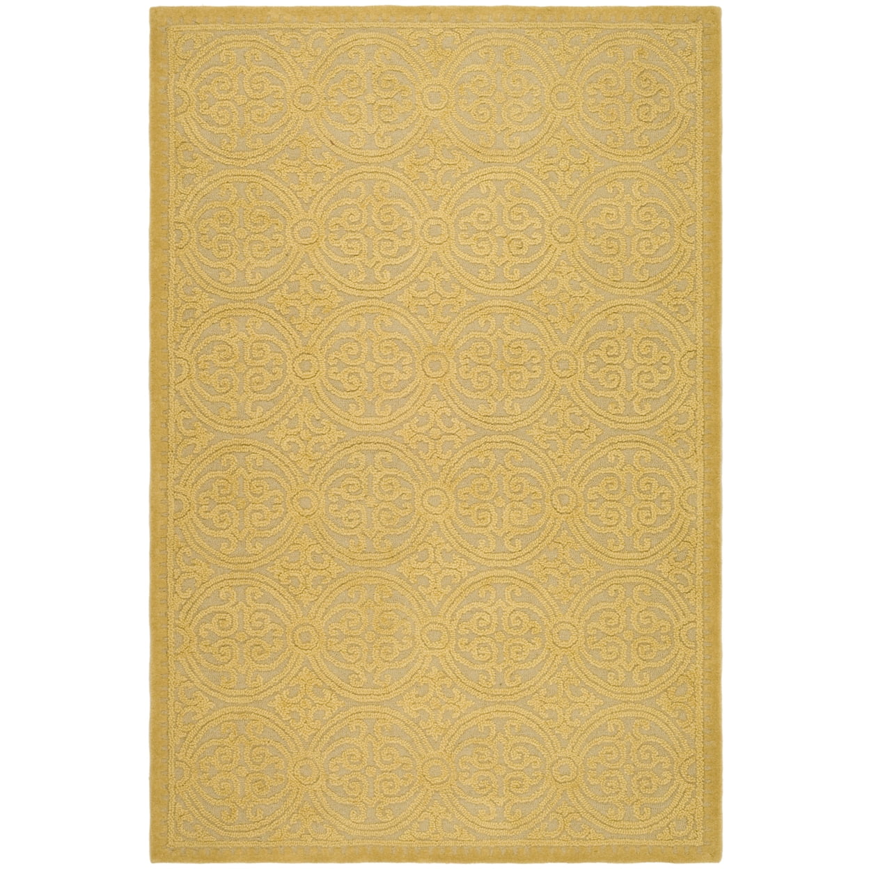SAFAVIEH Cambridge CAM233A Light Gold / Dark Gold Rug - Walmart.com