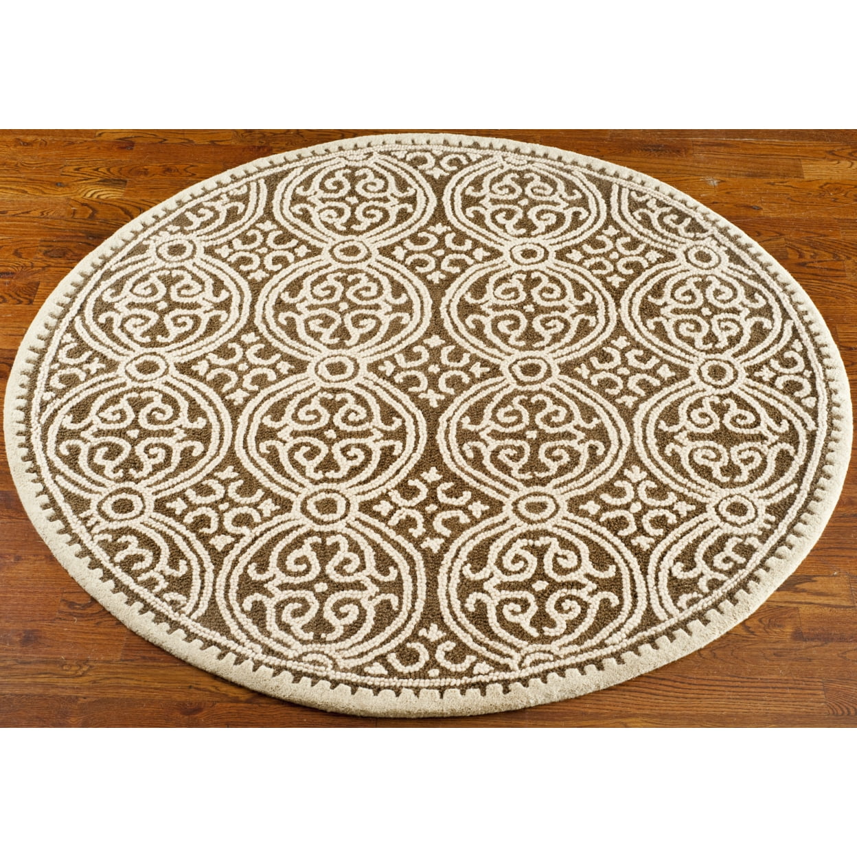 SAFAVIEH Cambridge Joseph Welsh Geometric Wool Area Rug, Tan/Multi, 8 ...