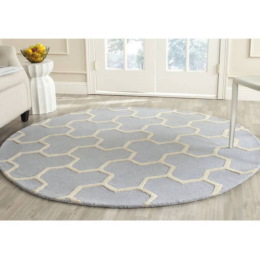 SAFAVIEH Cambridge Joshua Geometric Tessellation Wool Area Rug, Light ...