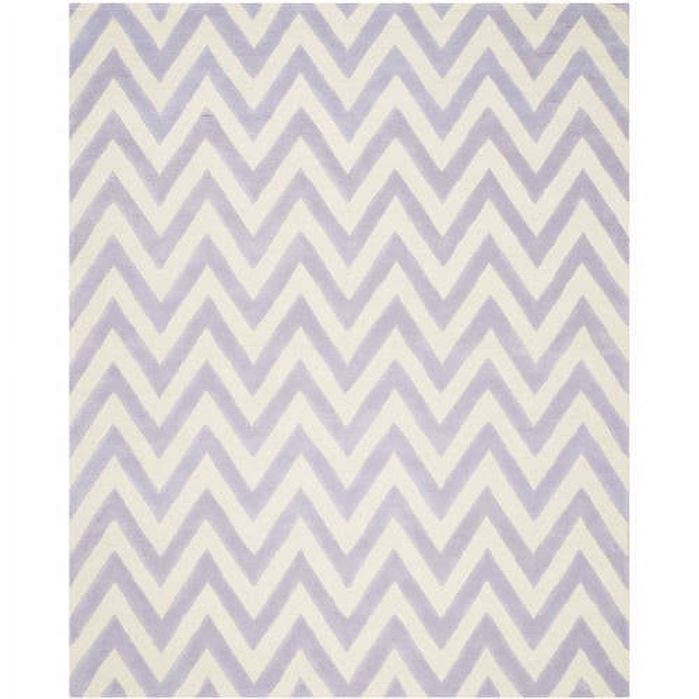 SAFAVIEH Cambridge Kaitlyn Geometric Wool Area Rug, Lavender/Ivory, 2 ...