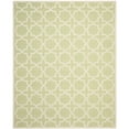 SAFAVIEH Cambridge Liz Geometric Wool Area Rug, Light Green/Ivory, 9' x ...