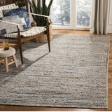 SAFAVIEH Cape Cod Andrina Braided Striped Jute Area Rug, 5' x 8 ...