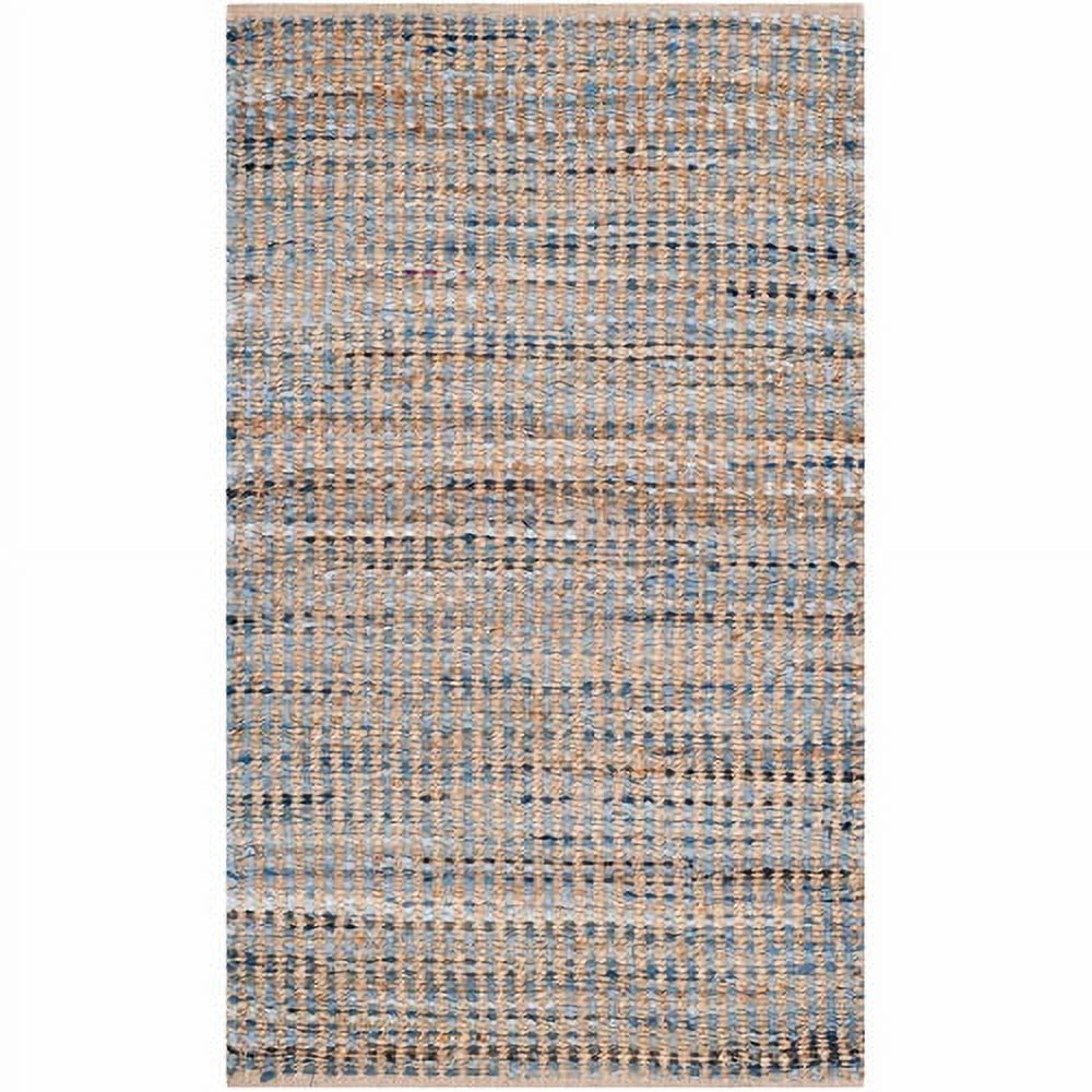 SAFAVIEH Martha Stewart Scrollwork Polk Dots Area Rug, Blue, 5'3" x 7'6 ...