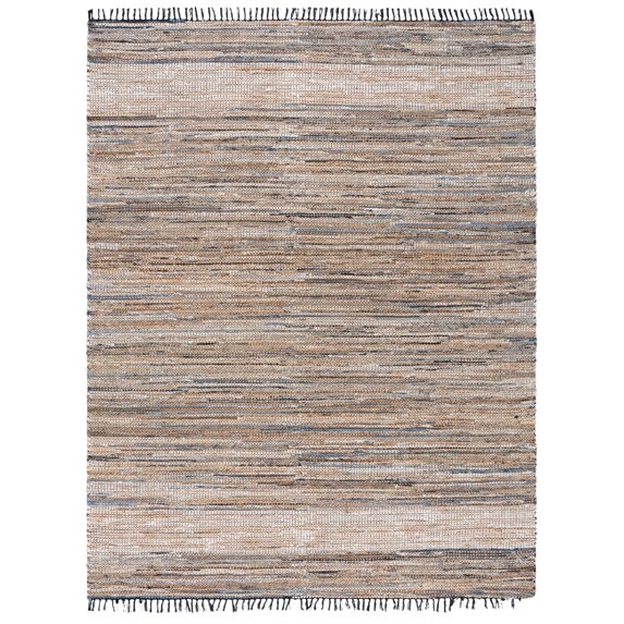 SAFAVIEH Cape Cod Cora Solid Area Rug, Blue/Beige, 8' x 10' - Walmart.com