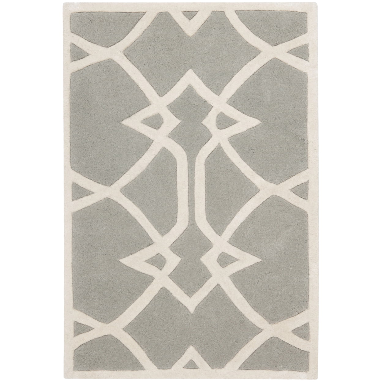 SAFAVIEH Capri CPR343A Handmade Grey / Ivory Rug - Walmart.com