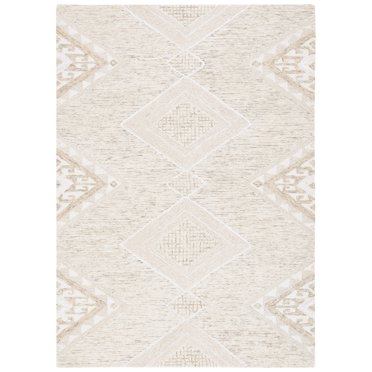 SAFAVIEH Braided Beuregard Solid Striped Area Rug, Gold/Ivory, 5' x 7 ...