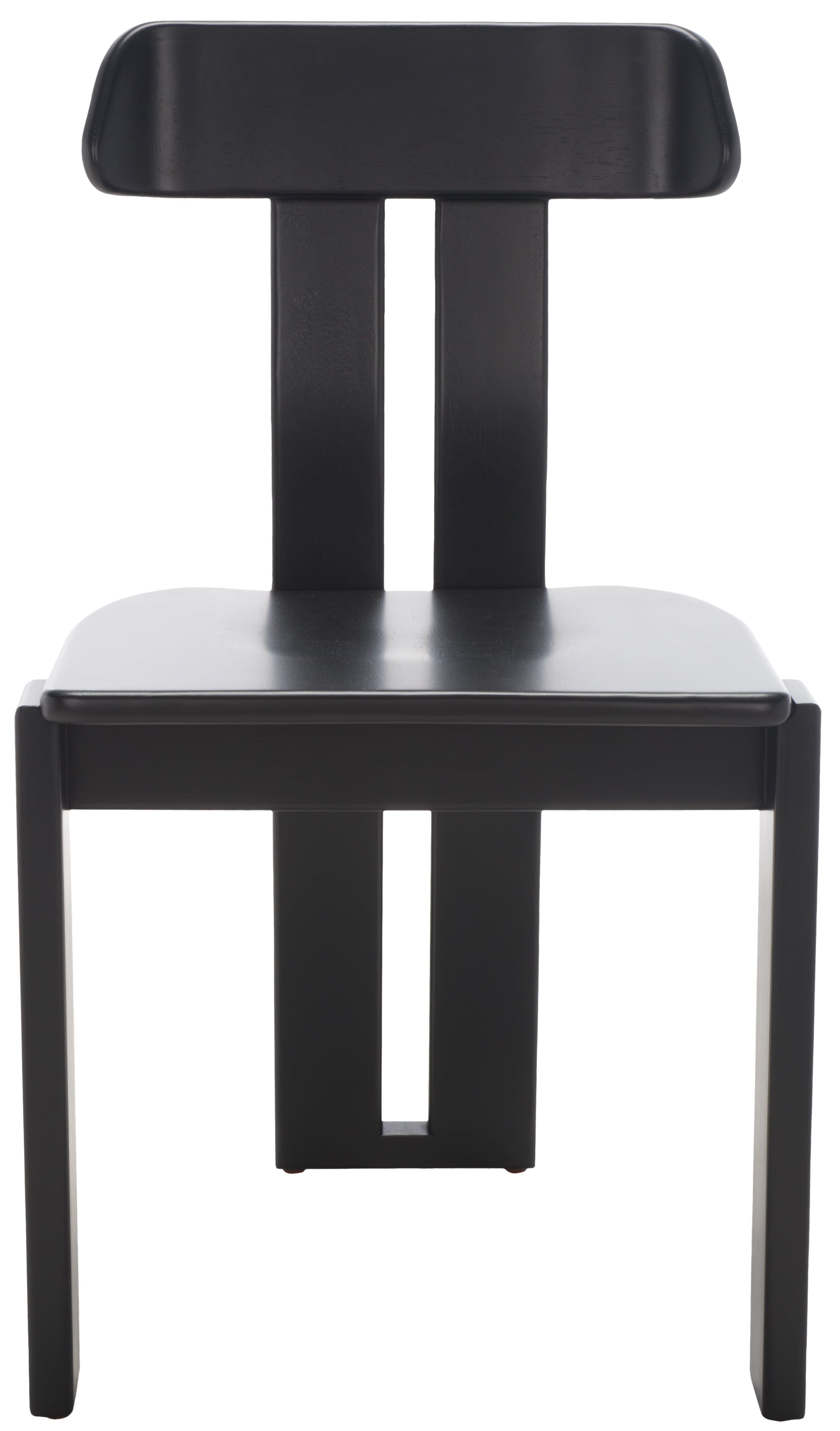SAFAVIEH Cayde Classic Wood Solid Dining Bistro Chair, Black - Walmart.com