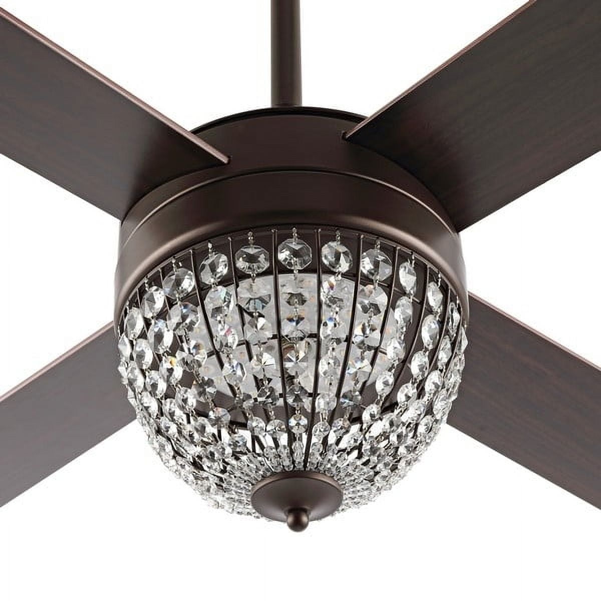 SAFAVIEH Ceiling Light Fan Crista 3Lt 48" Ceiling Fan Oil Rub Bronze ...