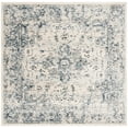 SAFAVIEH Charleston Zharko Overdyed Floral Area Rug, Ivory/Navy, 10' x ...