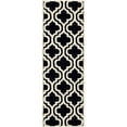 SAFAVIEH Chatham CHT727K Handmade Black / Ivory Rug - Walmart.com
