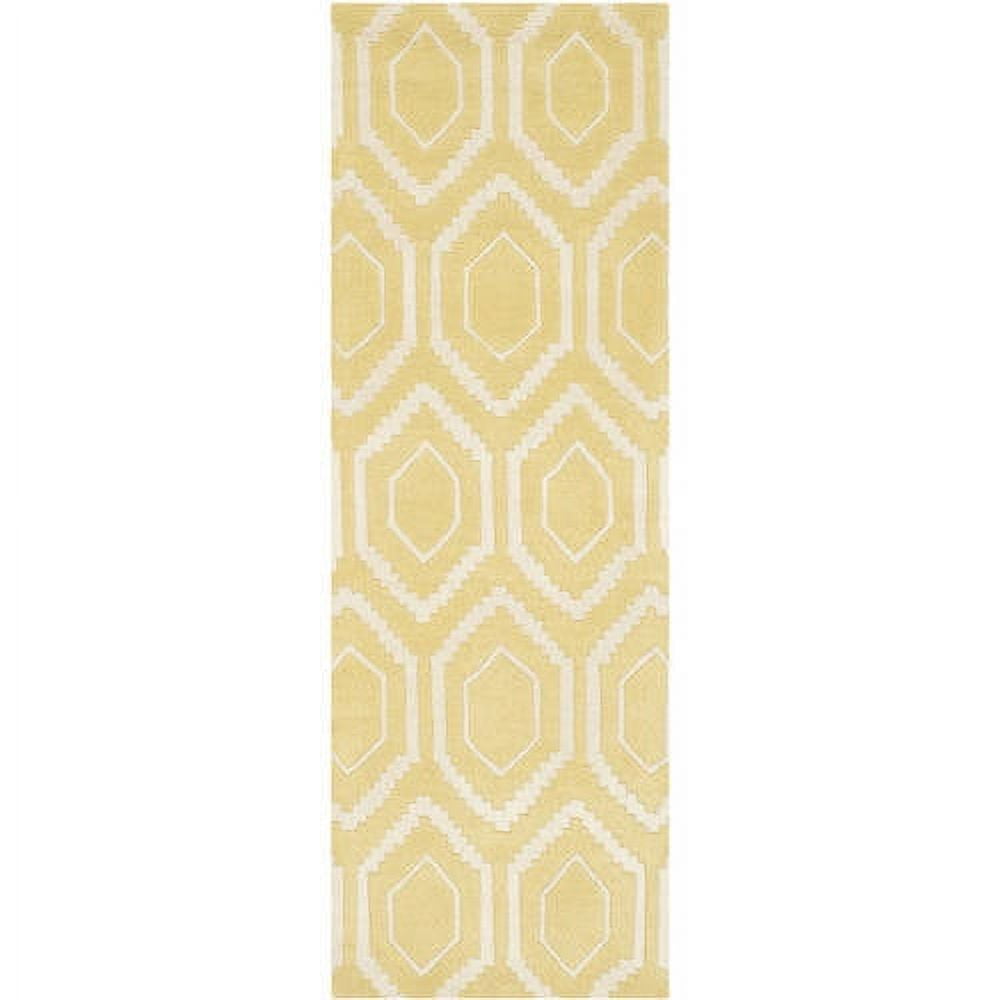 SAFAVIEH Chatham CHT731L Handmade Light Gold / Ivory Rug - Walmart.com