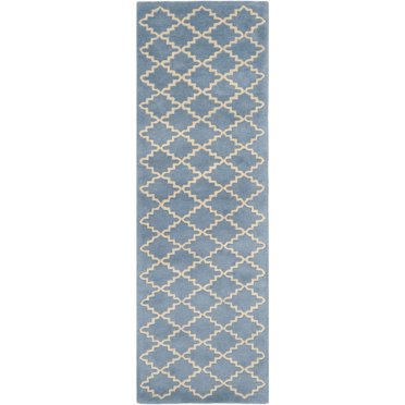 SAFAVIEH Cambridge Julian Geometric Wool Area Rug, Beige/Ivory, 5' x 8 ...
