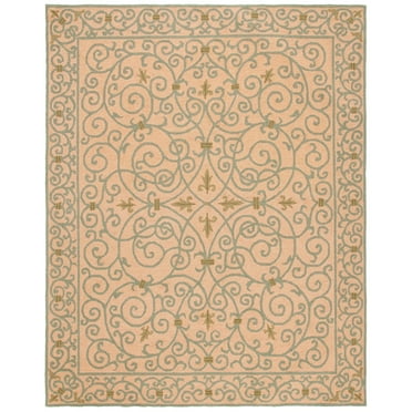 SAFAVIEH Classic Chandler Floral Bordered Wool Area Rug, Multi, 9'6" x ...