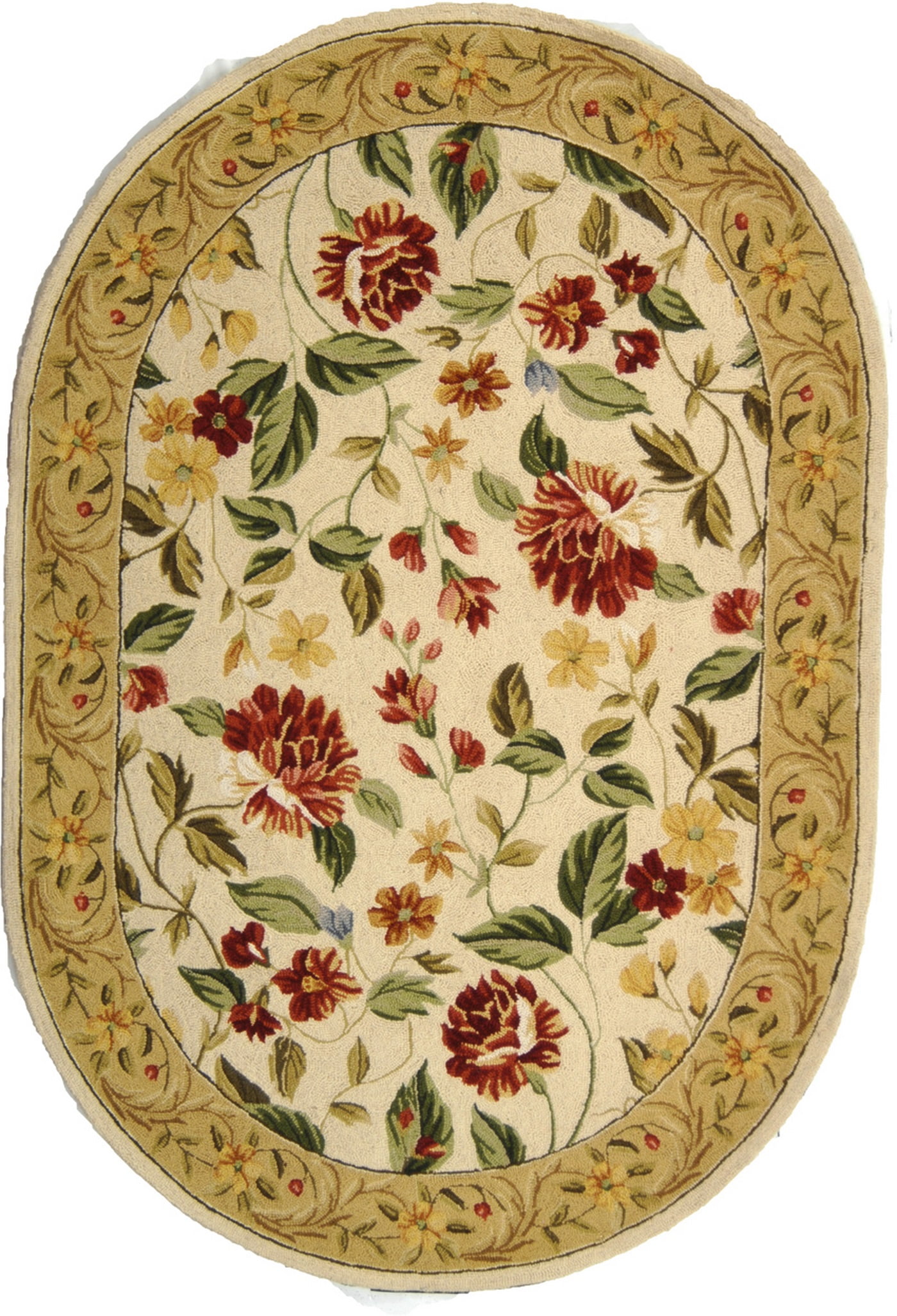 SAFAVIEH Chelsea Bosworth Oriental Area Rug, Ivory/Beige, 7'6" x 9'6 ...