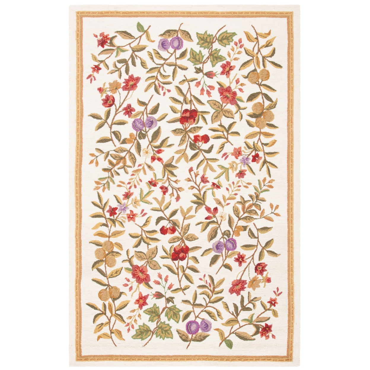 SAFAVIEH Chelsea Dania Bordered Area Rug, Ivory, 9' x 12' - Walmart.com