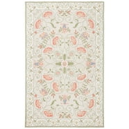 SAFAVIEH Watercolor Allison Abstract Colorful Area Rug, Orange/Green, 6 ...