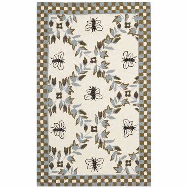 Home Dynamix Boho Odesa Modern Floral Area Rug, Ivory/Aqua, 9'2"x12'5 ...