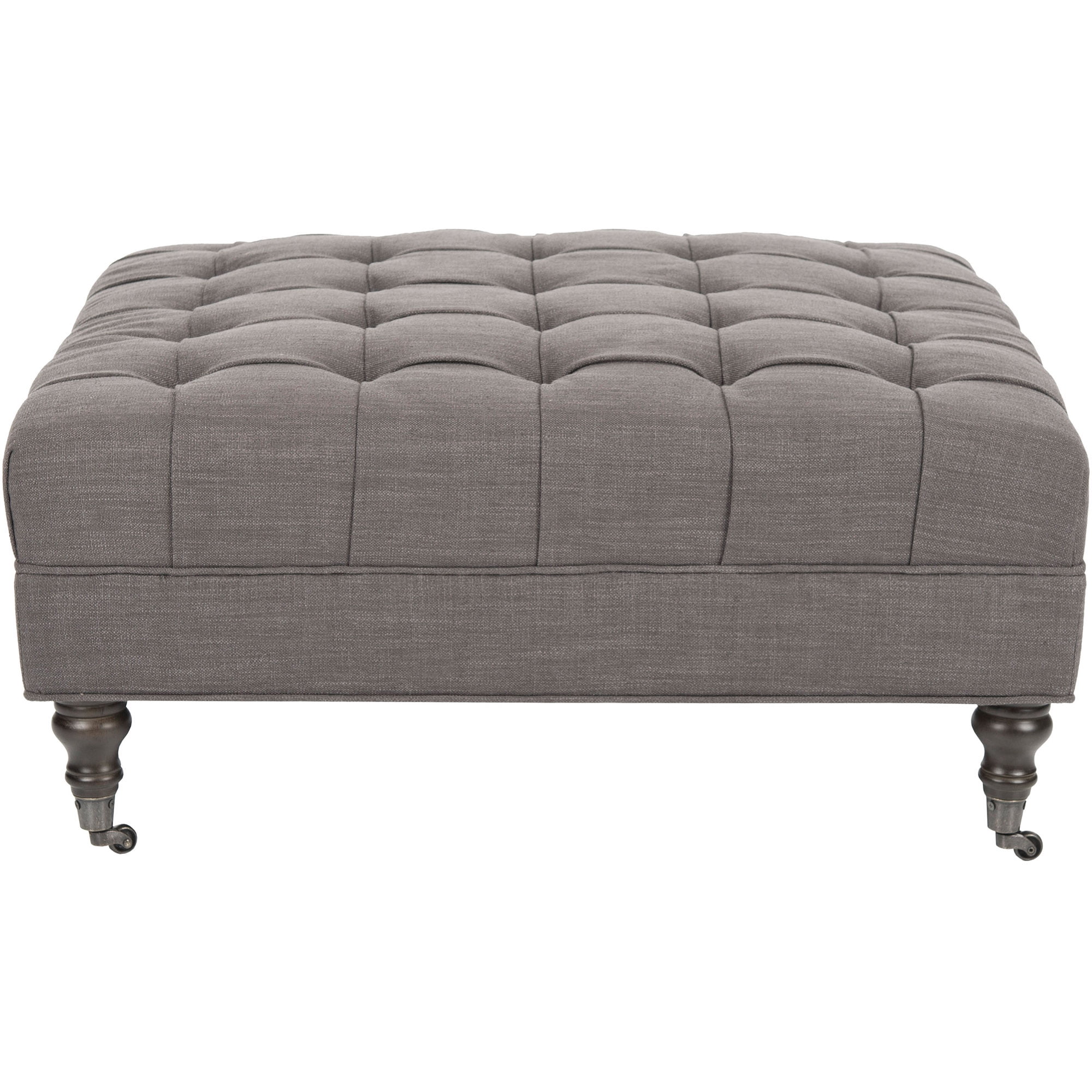 Free Shipping! Safavieh Clark Tufted Cocktail Ottoman with Casters ...