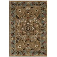 SAFAVIEH Watercolor Allison Abstract Colorful Area Rug, Orange/Green, 5 ...