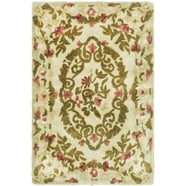 SAFAVIEH Kilim Jasmine Checkered Wool Area Rug, Light Grey/Brown, 8' x ...