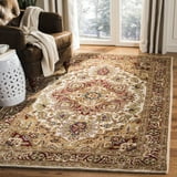 SAFAVIEH Classic Roderick Traditional Wool Area Rug, Light Gold/Red, 8 ...