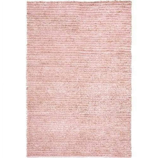 SAFAVIEH Constance Braided Plush Shag Area Rug, Pink, 9' x 12 ...