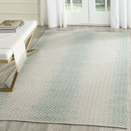 SAFAVIEH Rag Skylar Striped Cotton Runner Rug, Light Blue/Multi, 2'3" x ...