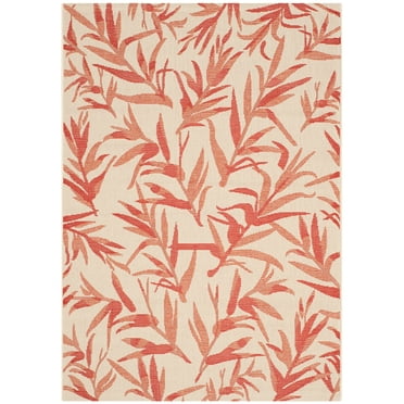 Better Homes & Gardens Neutral Palm Outdoor Rug, 9' x 12' - Walmart.com