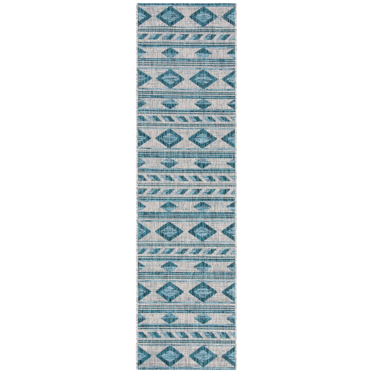 SAFAVIEH Courtyard Allycia Southwestern Indoor/Outdoor Runner, 2'3" x 8 ...