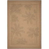 Safavieh Courtyard Annabelle Floral Area Rug, Indoor Outdoor, Natural ...