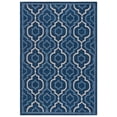 Safavieh Courtyard Bayon Geometric Indoor/Outdoor Area Rug, Navy/Beige ...