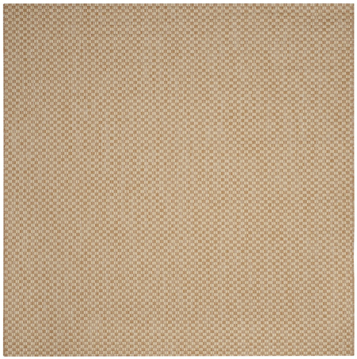 SAFAVIEH Courtyard Blair Checkered Indoor/Outdoor Area Rug, Natural ...