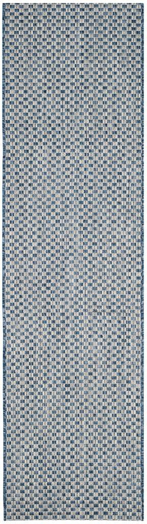 SAFAVIEH Courtyard Blair Geometric Indoor/Outdoor Runner, 2'3" x 14 ...