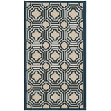 SAFAVIEH Courtyard Brooklyn Geometric Indoor/Outdoor Area Rug, 2'7" x 5 ...