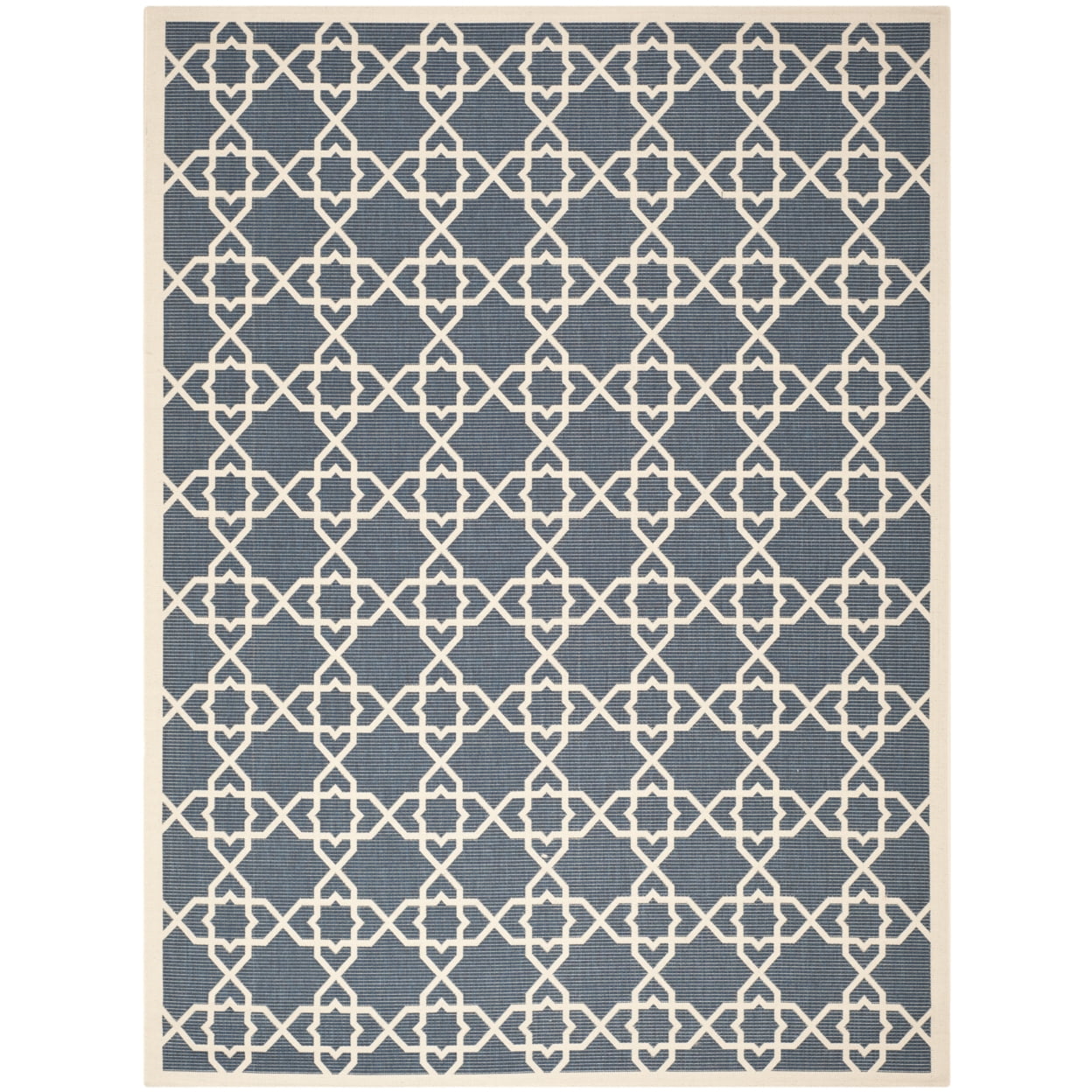 SAFAVIEH Courtyard Carol Geometric Indoor/Outdoor Area Rug, 9' x 12 ...